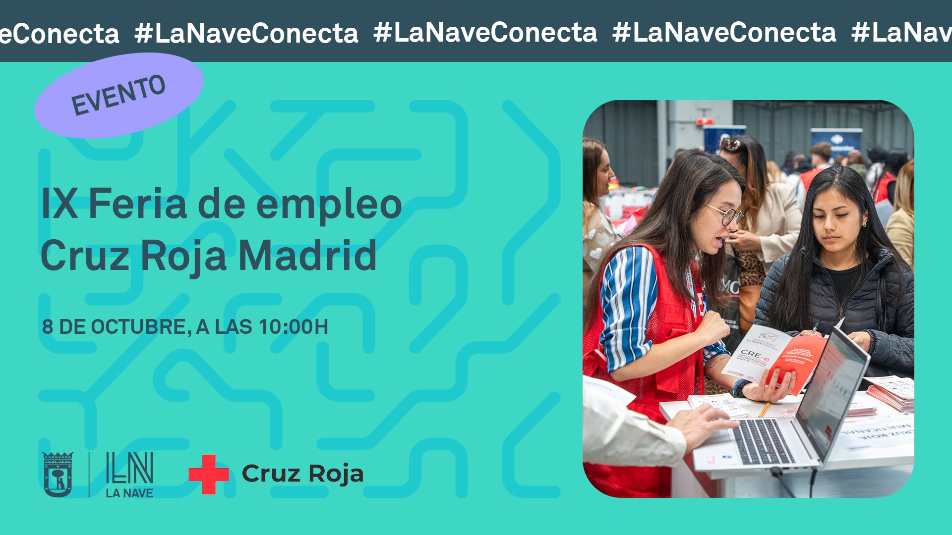 Feria de empleo Cruz Roja Madrid 2025 - Madrid Innovation